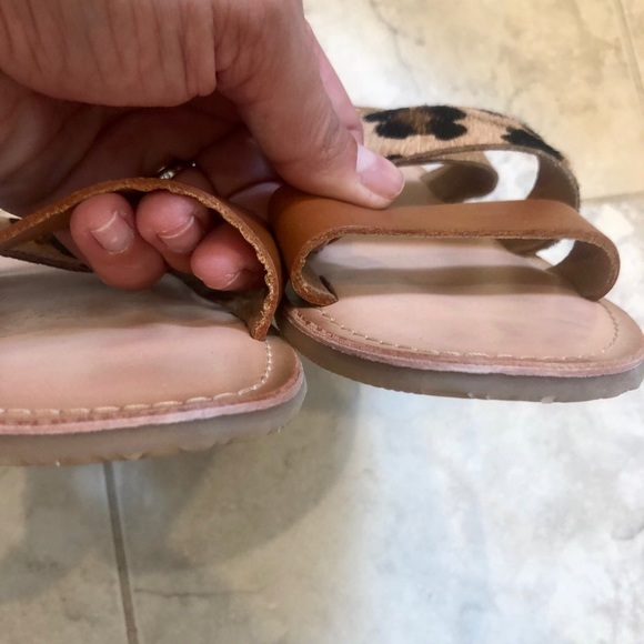 rebels | Shoes | Rebel Animal Printmetallic Slide Sandals | Poshmark